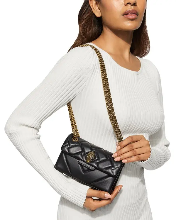 Kurt Geiger Kensington 17 Quilted Leather Crossbody