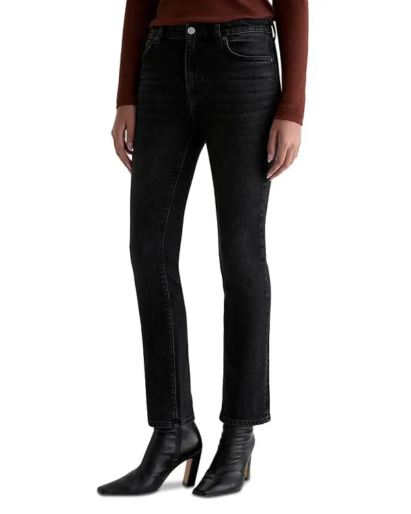 Ag Mari High Rise Straight Jeans - Octave