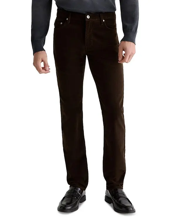 Ag Tellis Modern Slim Fit Corduroy Pants - Dirty Olive