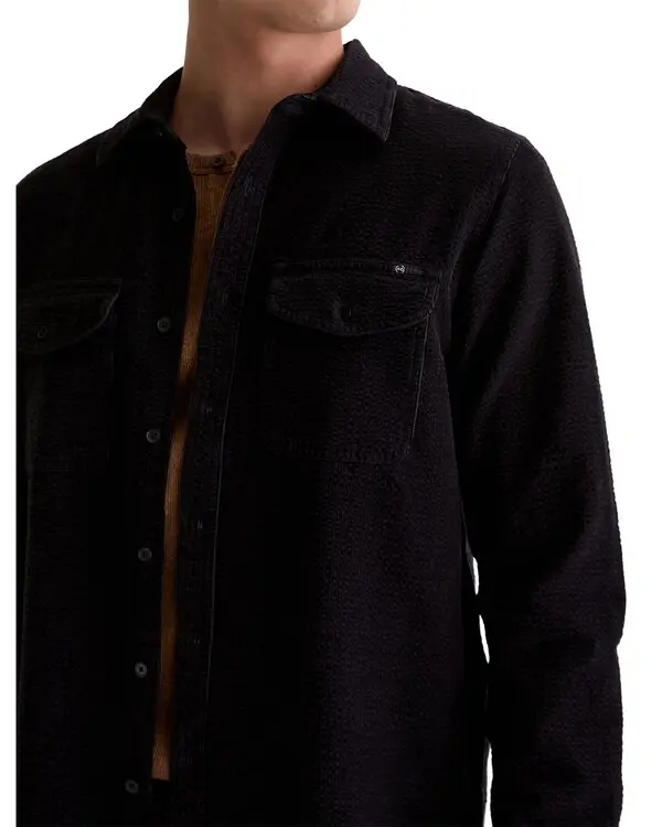 Ag Miller Cotton Pocket Shirt - Black