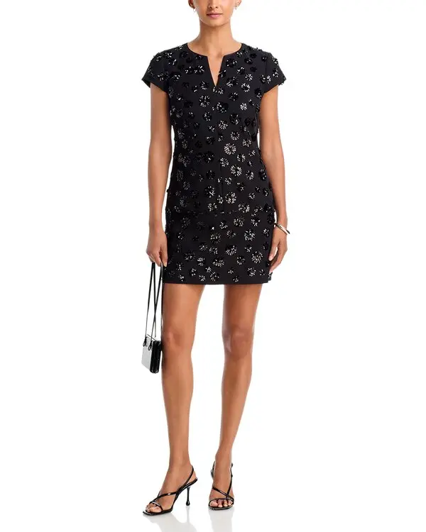 MILLY Pat Sequin Mini Dress