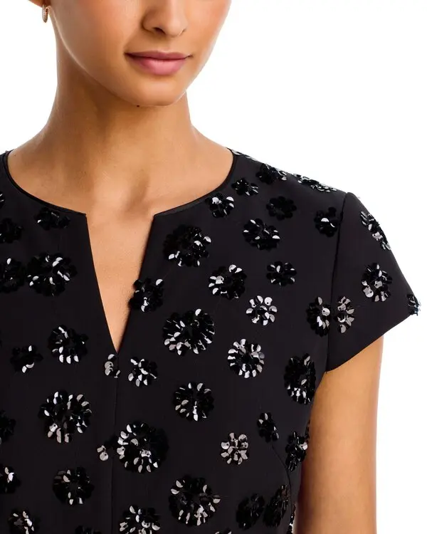 MILLY Pat Sequin Mini Dress