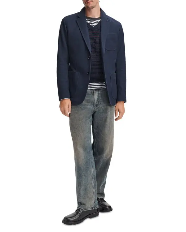 Rag & Bone Becker Cotton Knit Pique Sport Coat