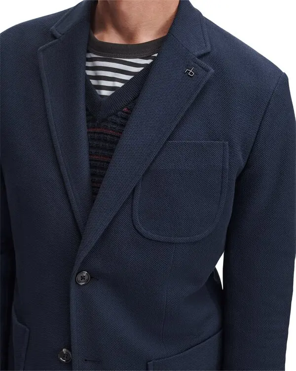 Rag & Bone Becker Cotton Knit Pique Sport Coat