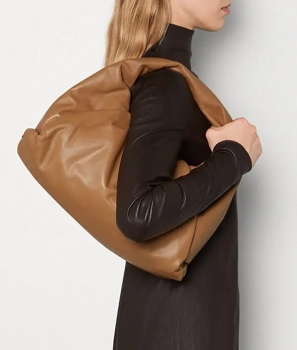 Bottega Veneta Gathered Open Top Shoulder Bag