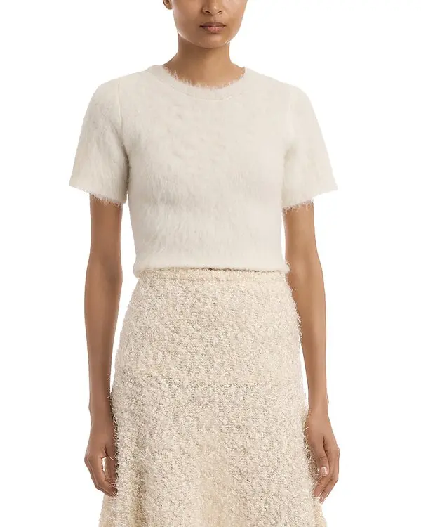 LIBEROWE Amelie Alpaca Blend Knitted Top - Ivory