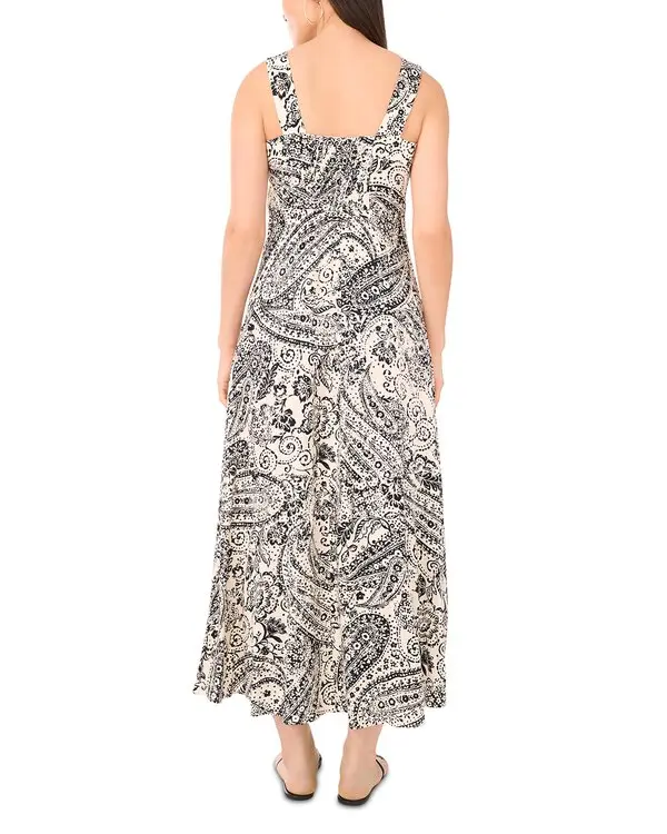 Vince Camuto Square Neck Tiered Maxi Dress