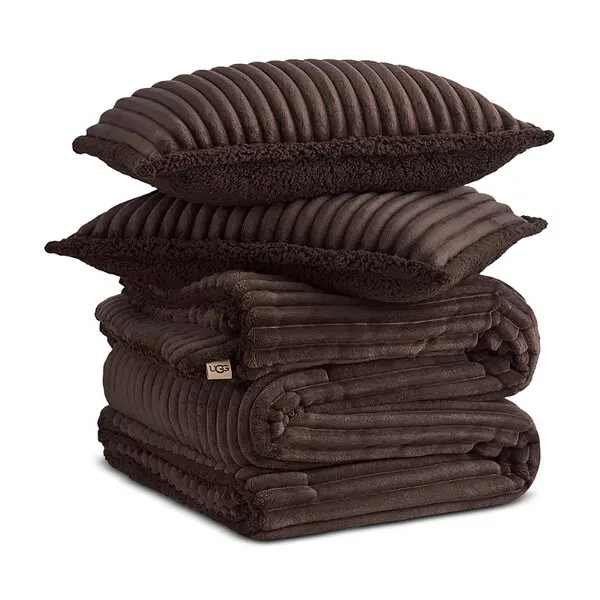 UGG Avery Ribbed Comforter Set, Full/queen
