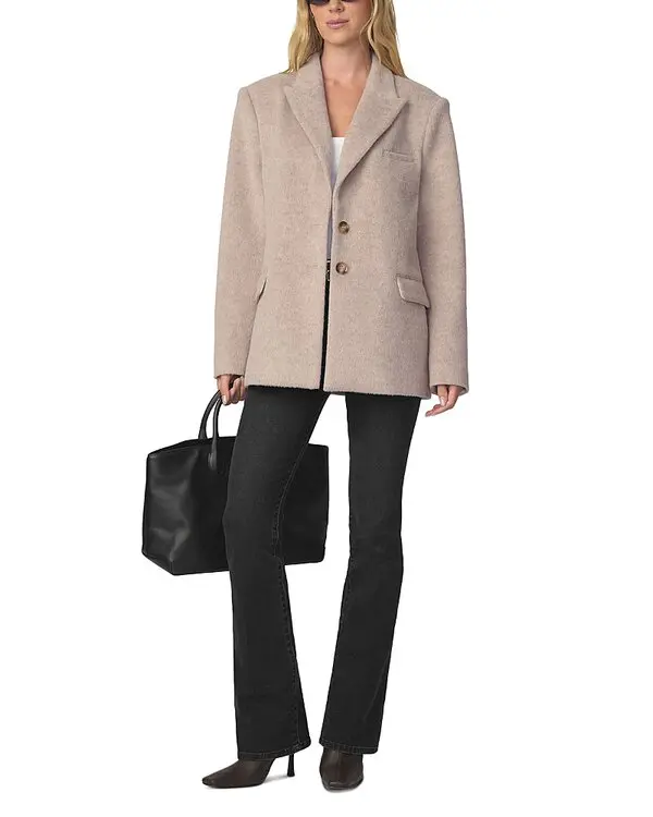 Joe's Jeans The Boyfriend Peak Lapel Blazer - Stone