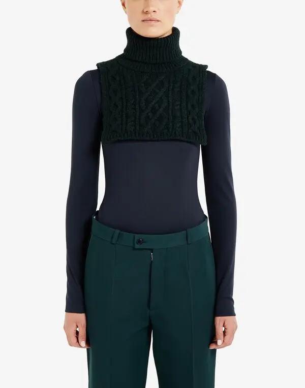 MAISON MARGIELA Cable-knit Roll-neck Scarf