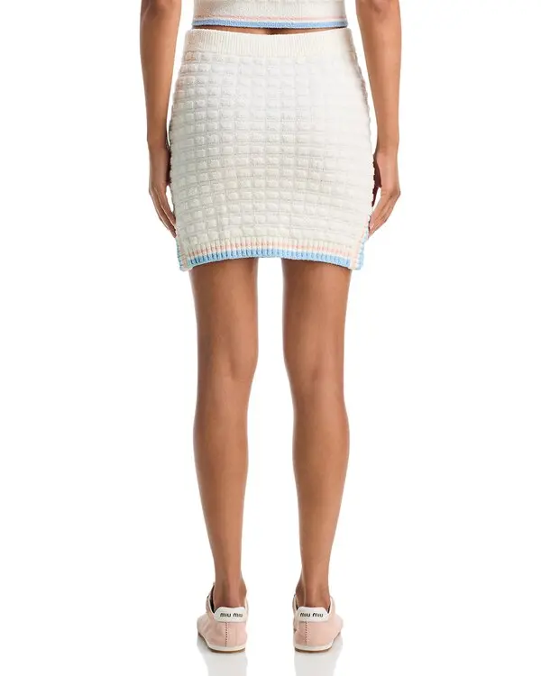 Casablanca Boucle Tennis Mini Skirt
