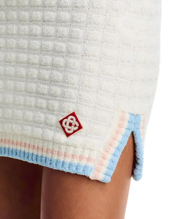Casablanca Boucle Tennis Mini Skirt