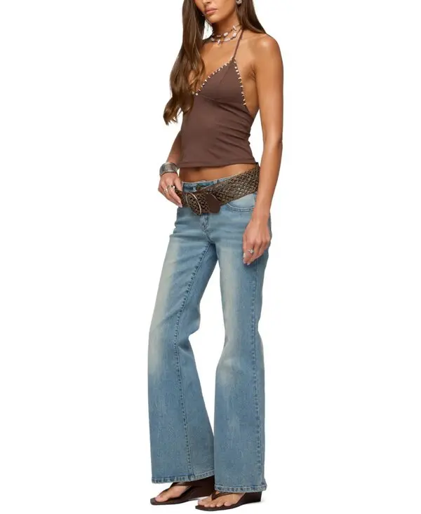 EDIKTED Lihee Stone Halter Top