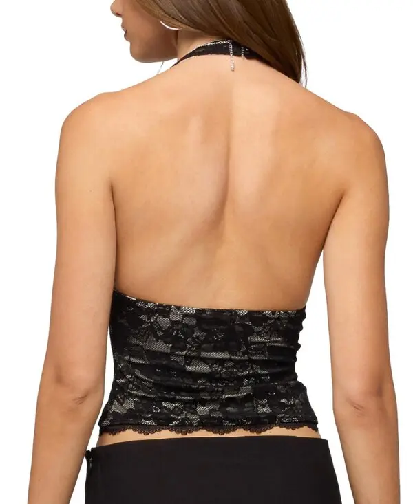 EDIKTED Dessa Lace Halter Top