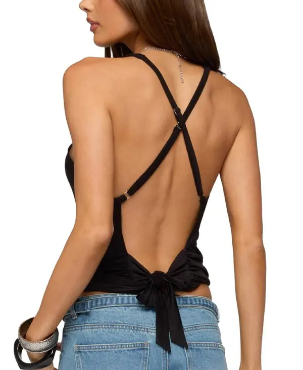 EDIKTED Tippie Cowl Neck Top