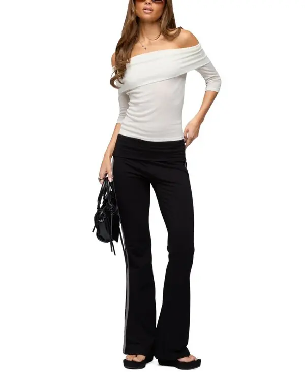EDIKTED Thais Foldover Backless Top