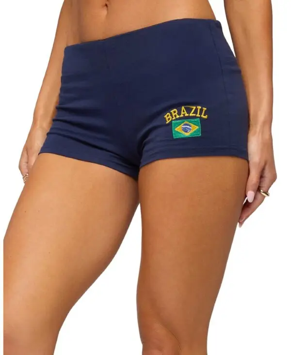 EDIKTED Brazilian Babe Low Rise Micro Shorts