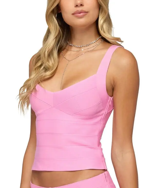 EDIKTED Ianthe Knit Bandage Top