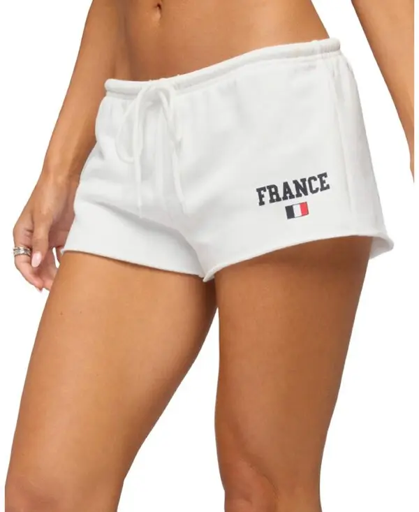 EDIKTED France Low Rise Micro Shorts