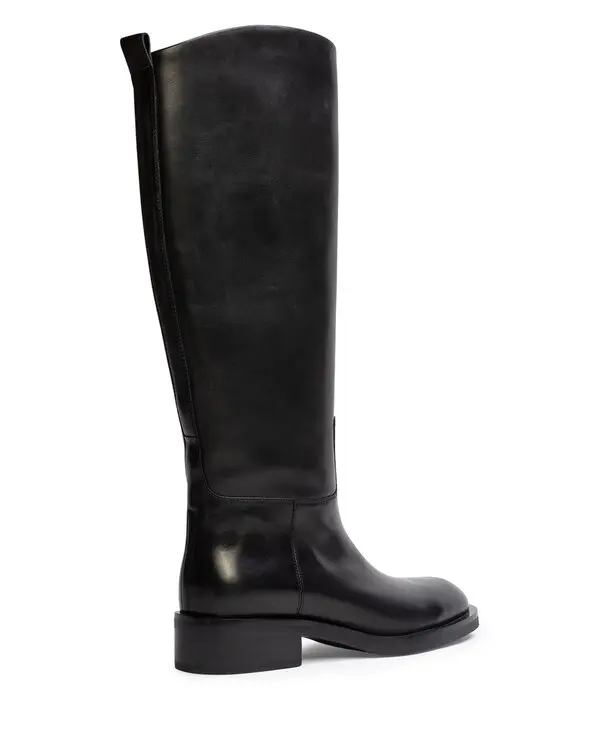 BLACK SUEDE STUDIO Pace Leather Riding Boots