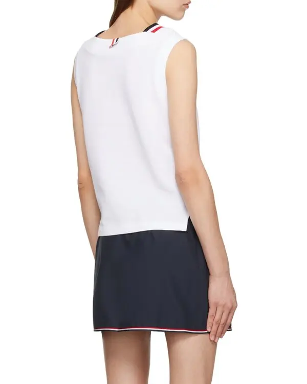 Thom Browne Stripe-detailed Tank Top