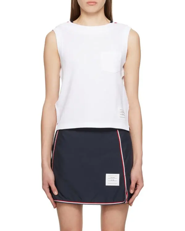 Thom Browne Stripe-detailed Tank Top