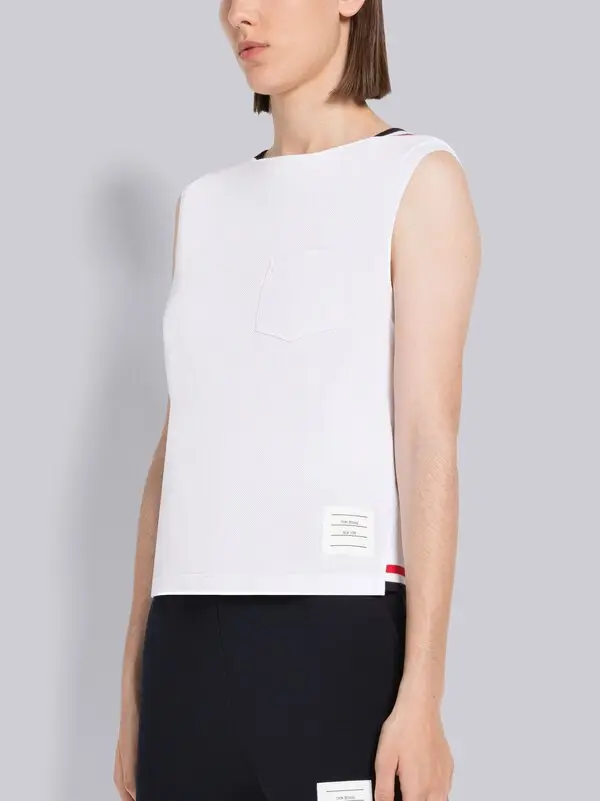 Thom Browne Stripe-detailed Tank Top