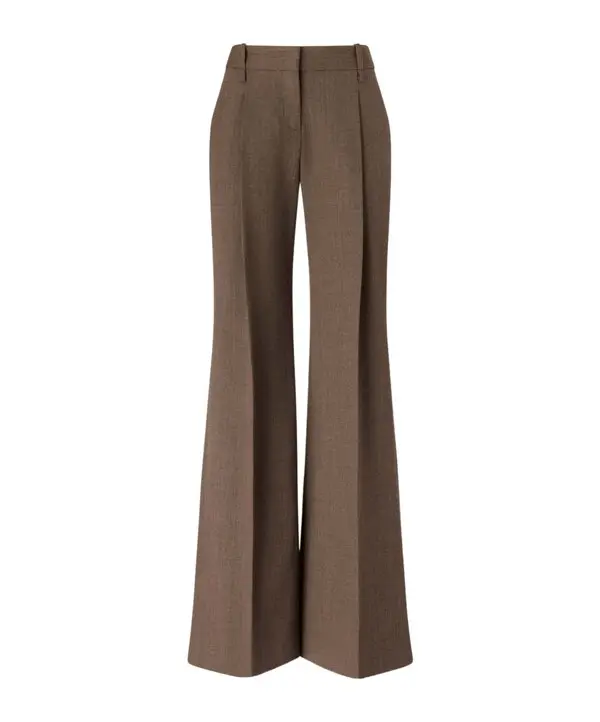 Ermanno Scervino Palazzo Trousers In Fresco Wool