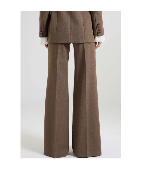Ermanno Scervino Palazzo Trousers In Fresco Wool