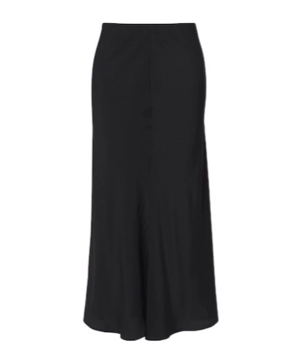 THE ROW Silk Crêpe De Chine Midi Skirt