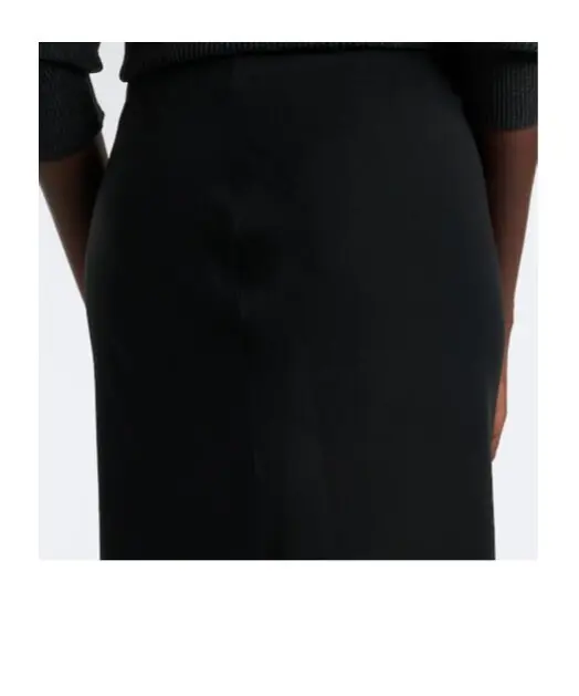 THE ROW Silk Crêpe De Chine Midi Skirt