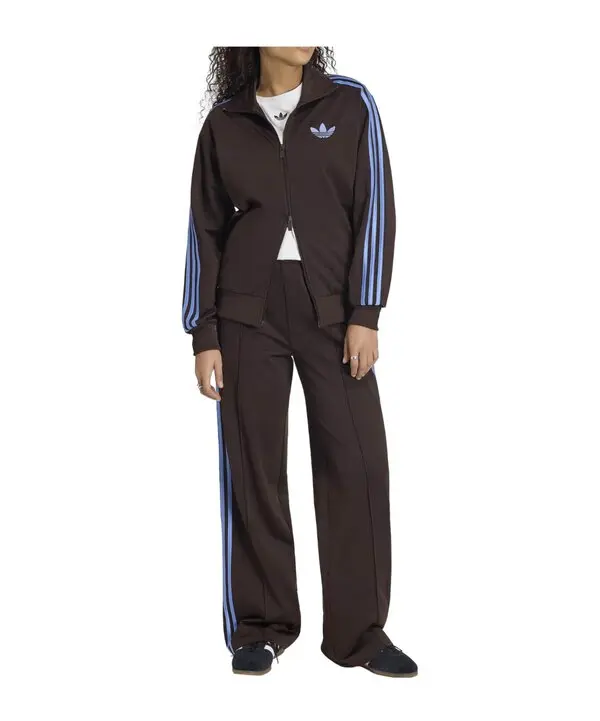 ADIDAS ORIGINALS Stand Collar Zip-up Track Jacket With Embroidered Logo And 3-stripes