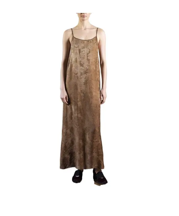 UMA WANG Thinstrap Jacquard Maxi Dress