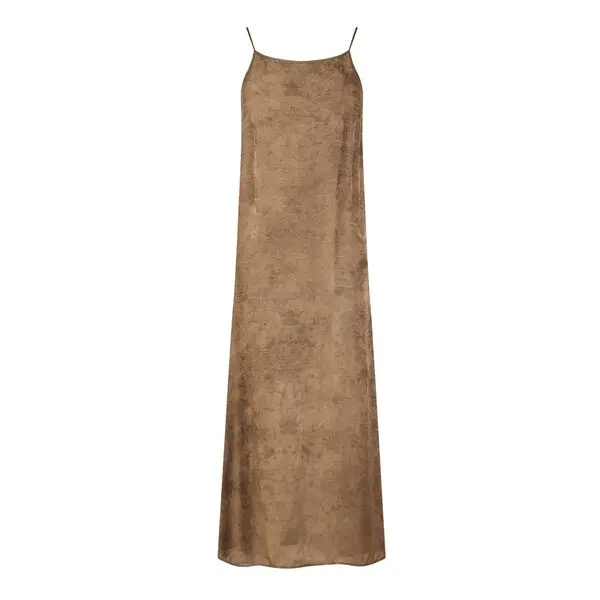 UMA WANG Thinstrap Jacquard Maxi Dress - No