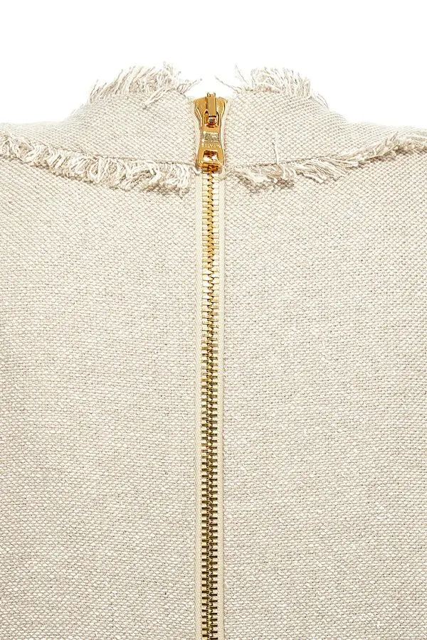 Balmain Logo Button Detailed Dress