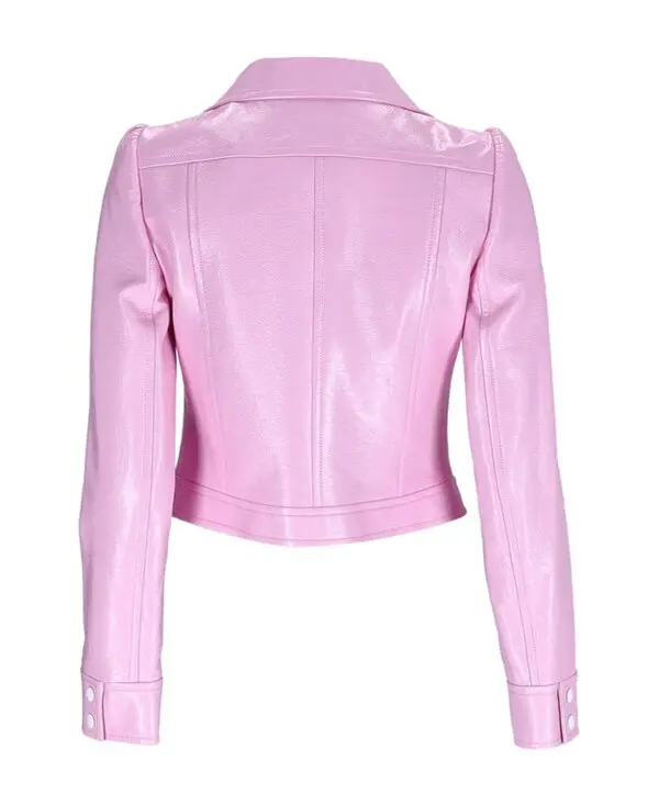 COURREGES Courrèges Vinyl Collared Button-up Jacket