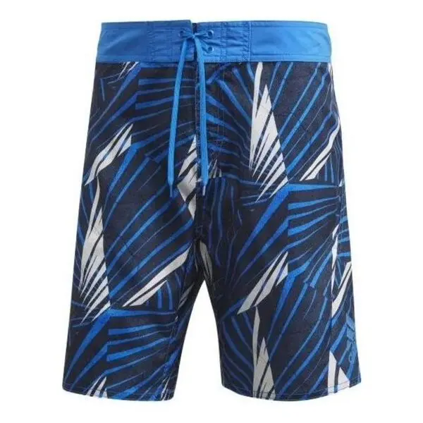 Adidas Graphic Tech Swim Shorts - Blue/white