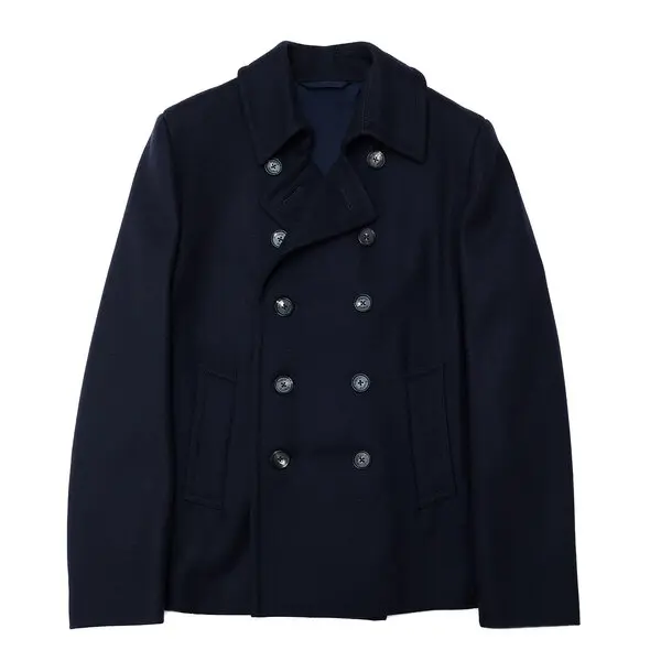 HEGARTY LONDON Navy Pea Coat - Blue