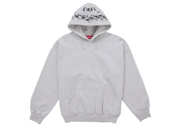 Supreme Forever Hooded Sweatshirt - Heather Grey