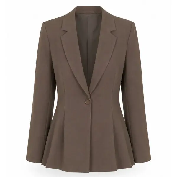 JAÏNO LONDON The Kensington Blazer Modest Office Wear - Brown
