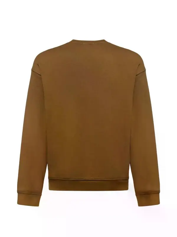 Lacoste Logo-patch Sweater - Brown