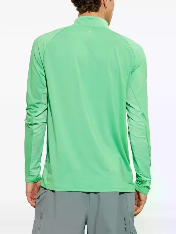 Nike Logo-print Zip-neck Sweater