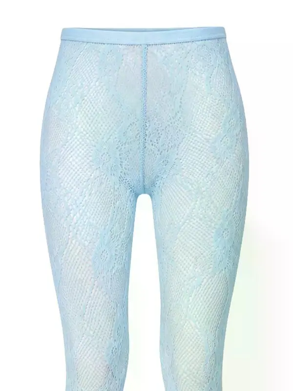 Swedish Stockings Rosa Lace Tights - Blue