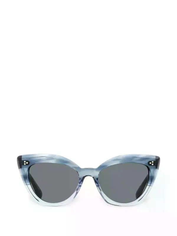Oliver Spencer Laiya Cat-eye Frame Sunglasses - Blue