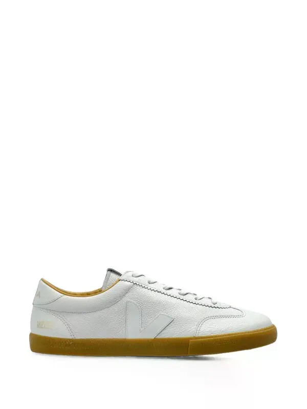 VEJA Volley Signature Leather Sneakers - Blue