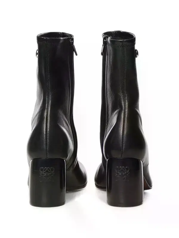 Loewe Ovalogo-debossed Ankle Boots