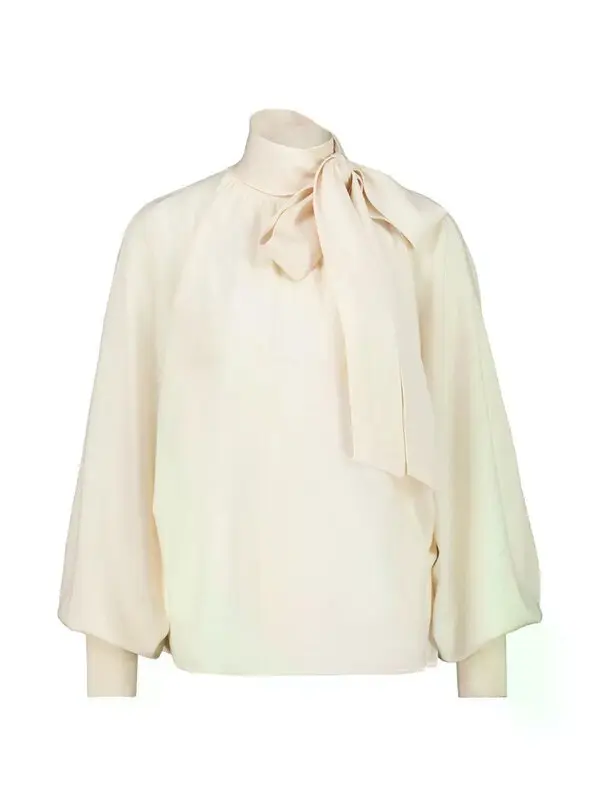 Zimmermann Tie-neck Sweater - Neutrals