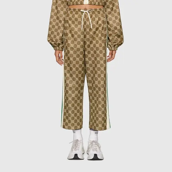 Gucci Interlocking G Snap Buttoned Jogging Pants
