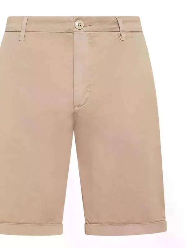 SUN 68 Logo-embroidered Turn-up Shorts