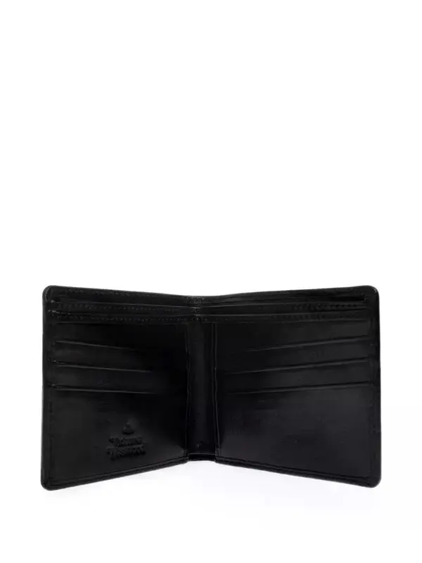 VIVIENNE WESTWOOD Orb-plaque Striped Wallet